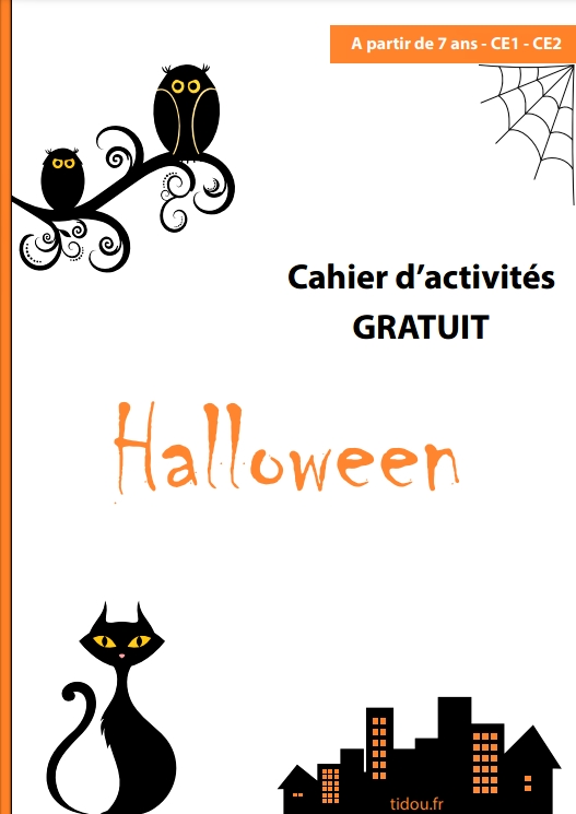31 cahiers d'activités gratuits pour Halloween + bonus