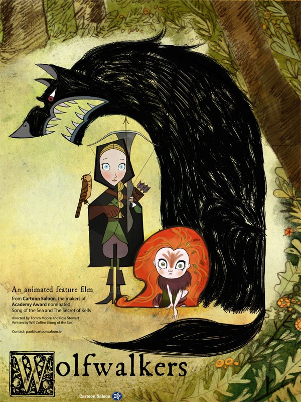 More Artwork Surfaces From Tomm Moore's 'Wolfwalkers' | AFA: Animation ...