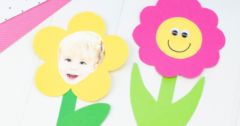 Flower Template for Mix & Match Flower Craft - Messy Little Monster