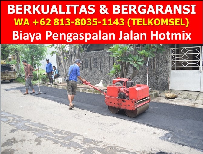 Jasa Pemborong Aspal Jalan Hotmix Murah Jakarta