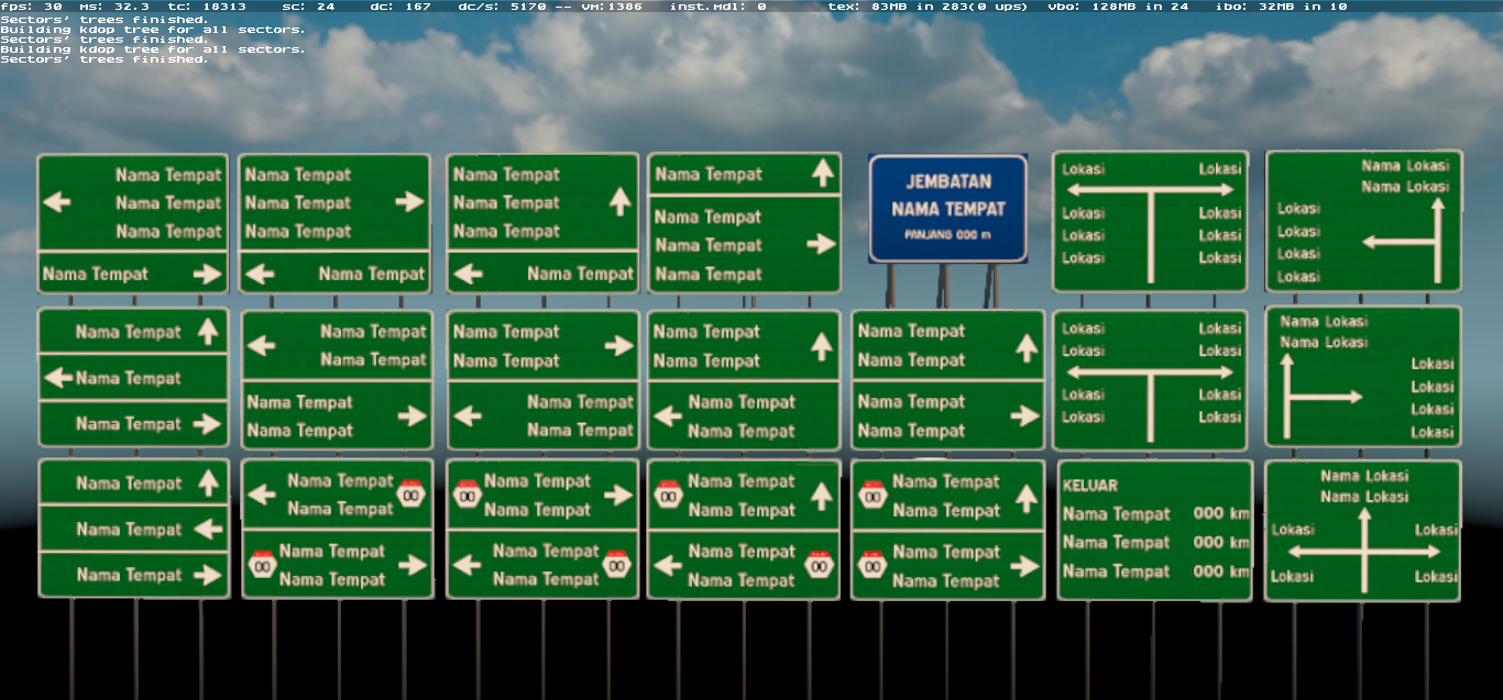 Map Editor Tutorial ETS2 Part21 : Mengenal Sign Template & Cara Buatnya ...
