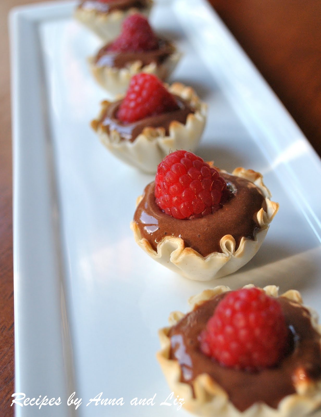 Easy Chocolate Pudding and Raspberry Mini Cups - 2 Sisters Recipes by ...