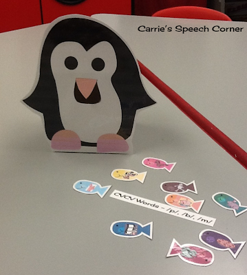 Carrie's Speech Corner: Feed the Penguin Companion Packs