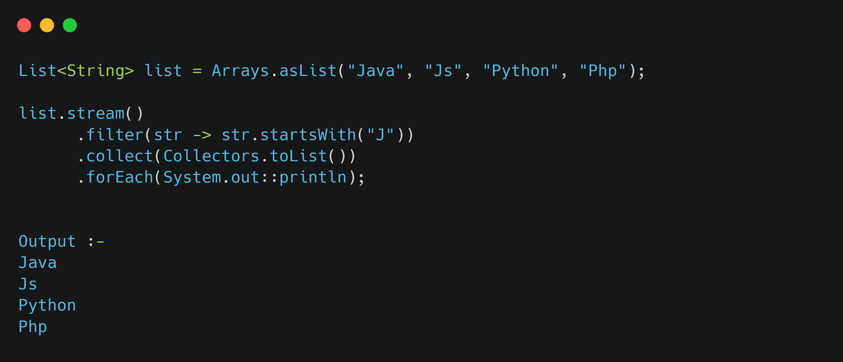 Java 8 Stream Collect Method With Examples Programming Blog