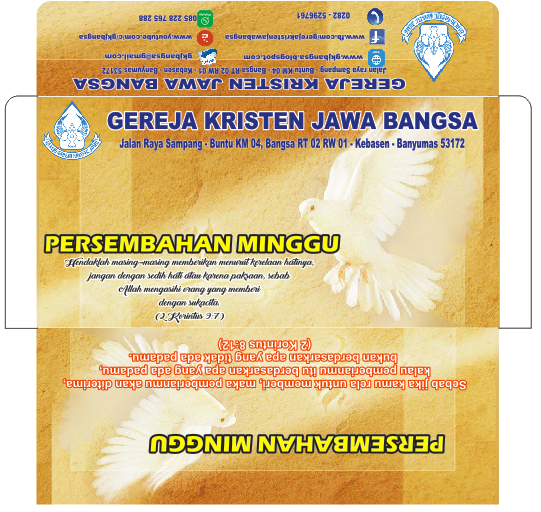 AMPLOP PERSEMBAHAN ~ GEREJA KRISTEN JAWA BANGSA - 0282 5296761