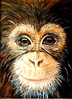 Art Now and Then: Monkey Art