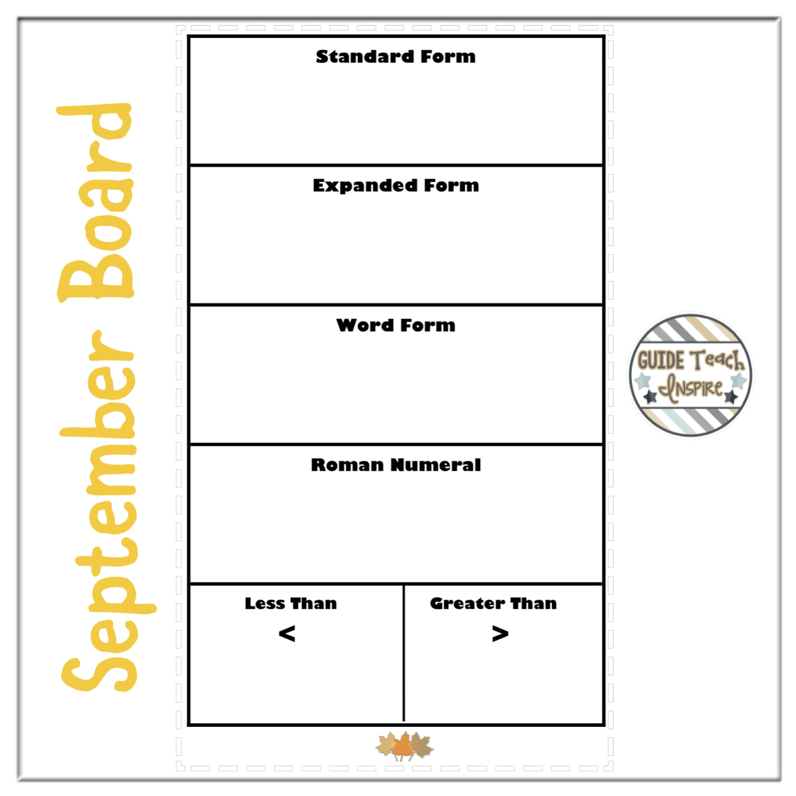 Guide~Teach~Inspire: Motivation Monday - Classroom Schedule for Third Grade