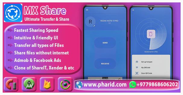 MX Share- MXShare Clone | Ultimate Transfer & Share - Tech lite Pro