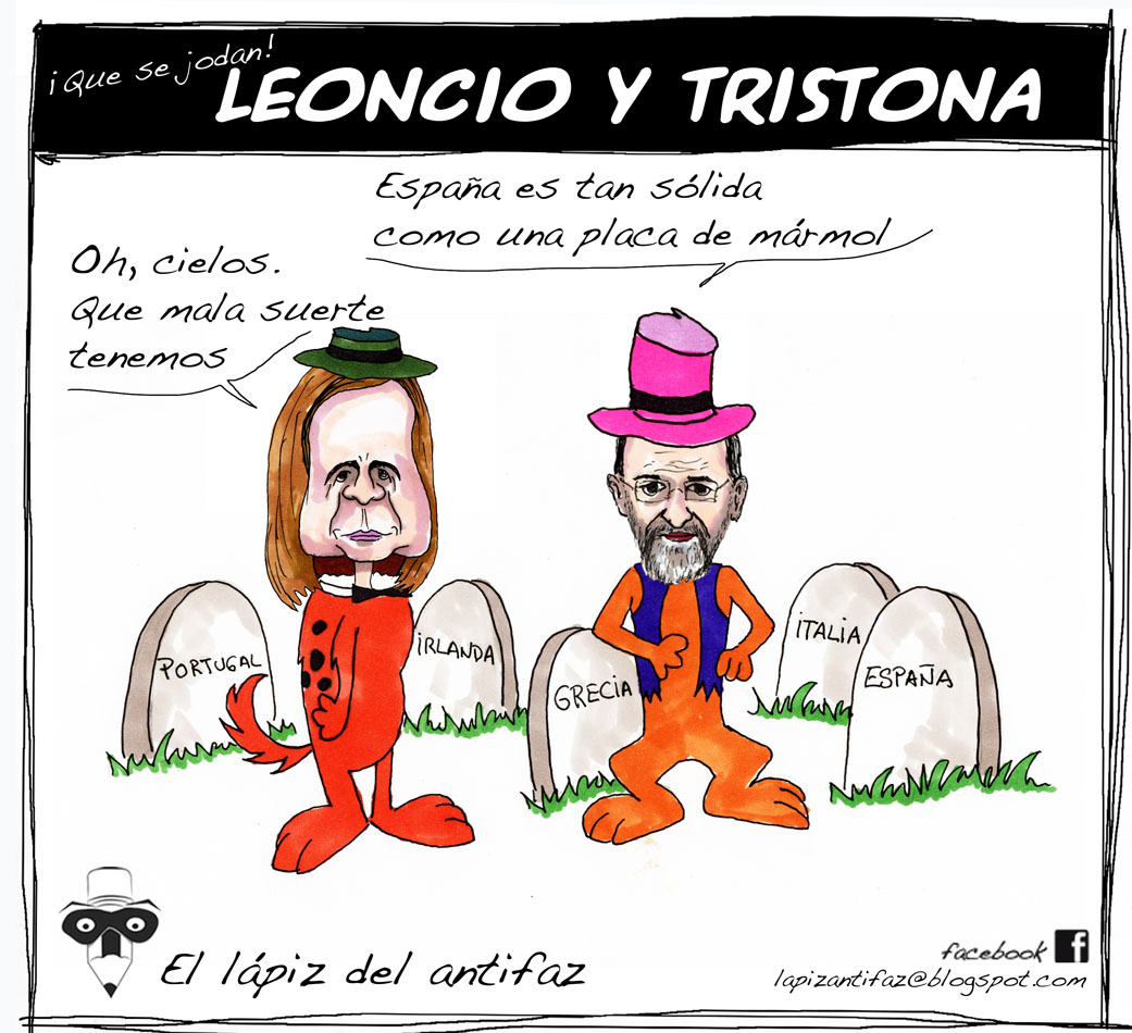El lápiz del antifaz: Leoncio y Tristona