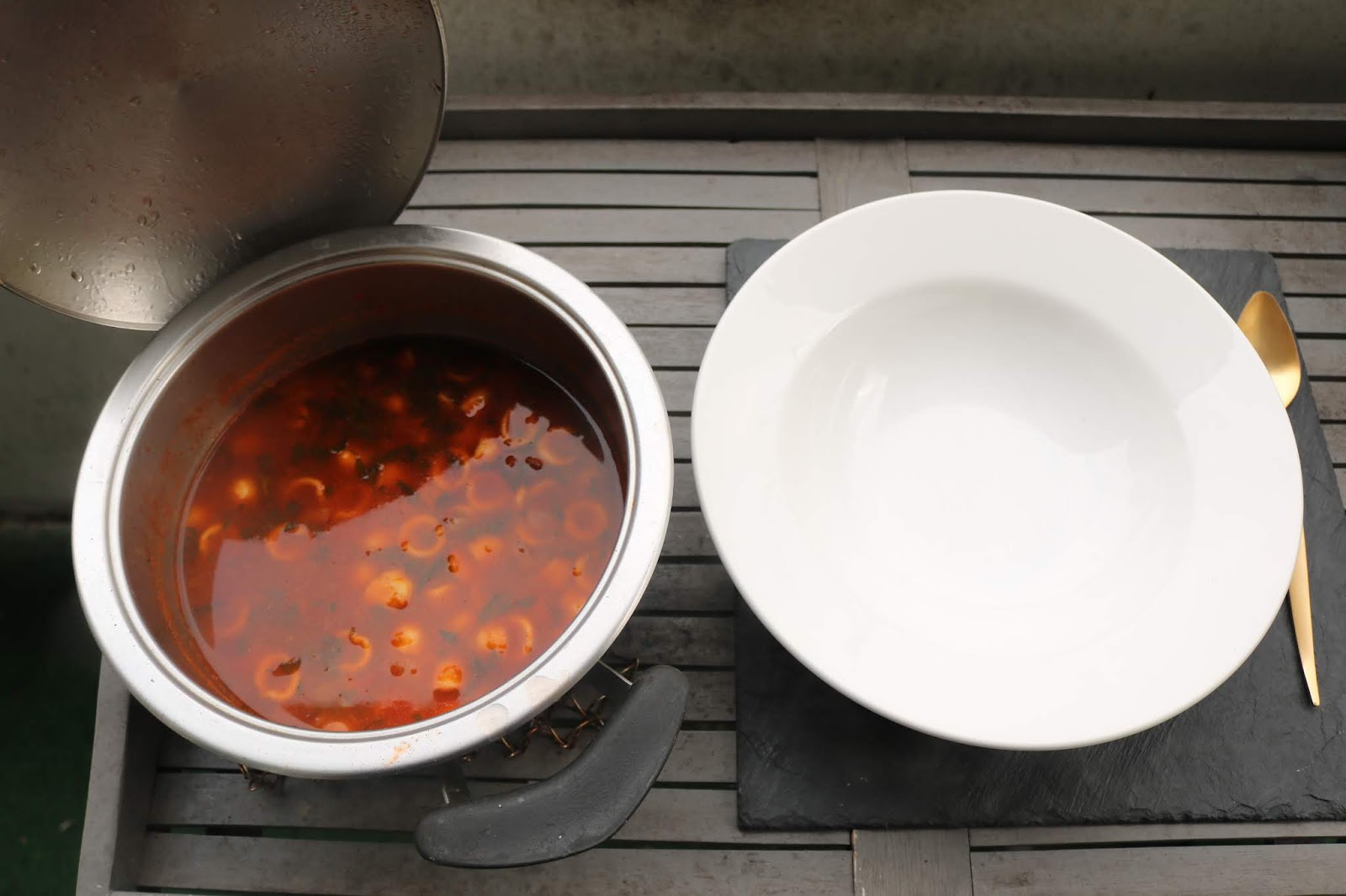 Pasta mit Bohnen (Suppe)