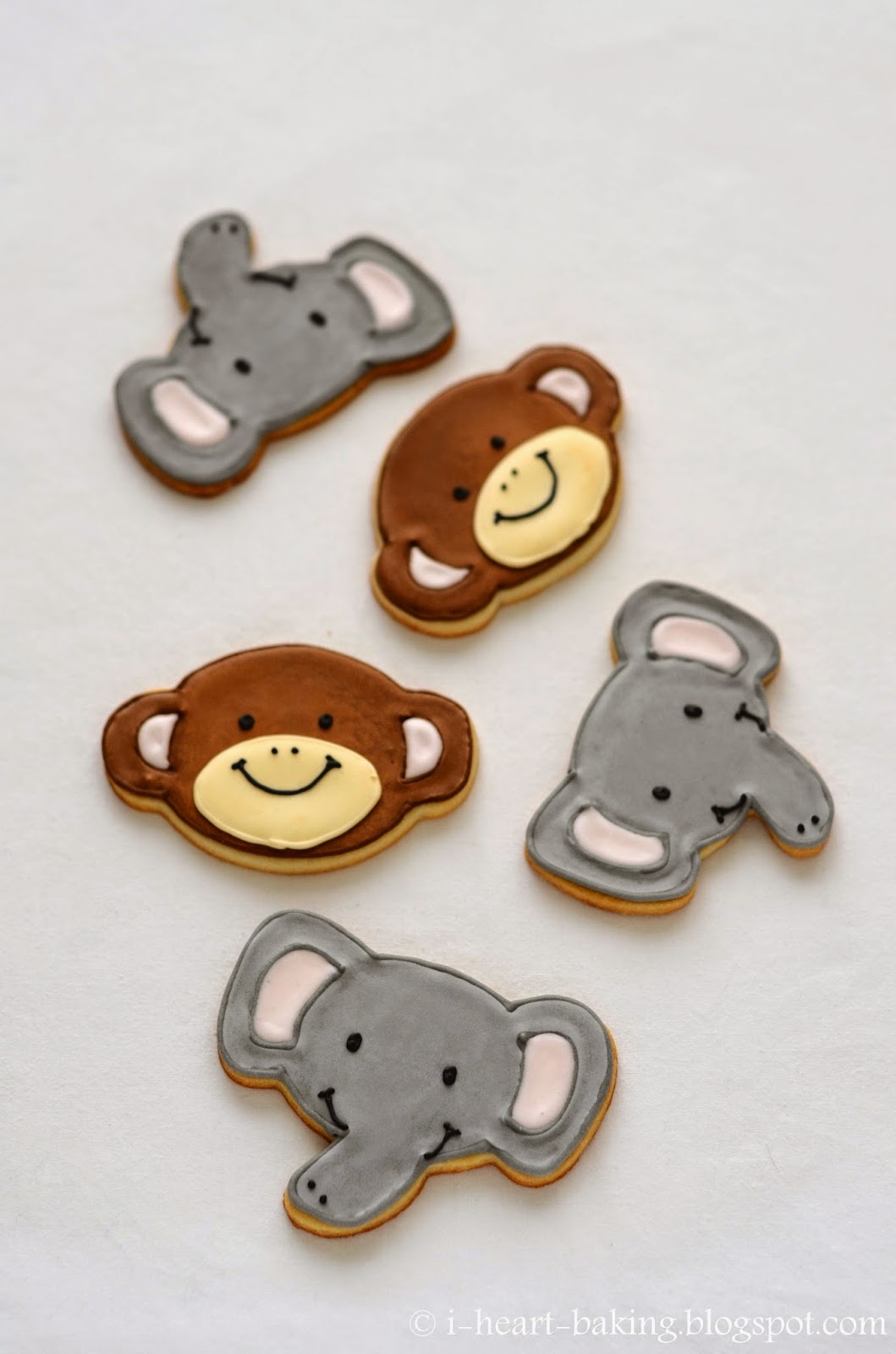 i heart baking!: monkey and elephant cookies