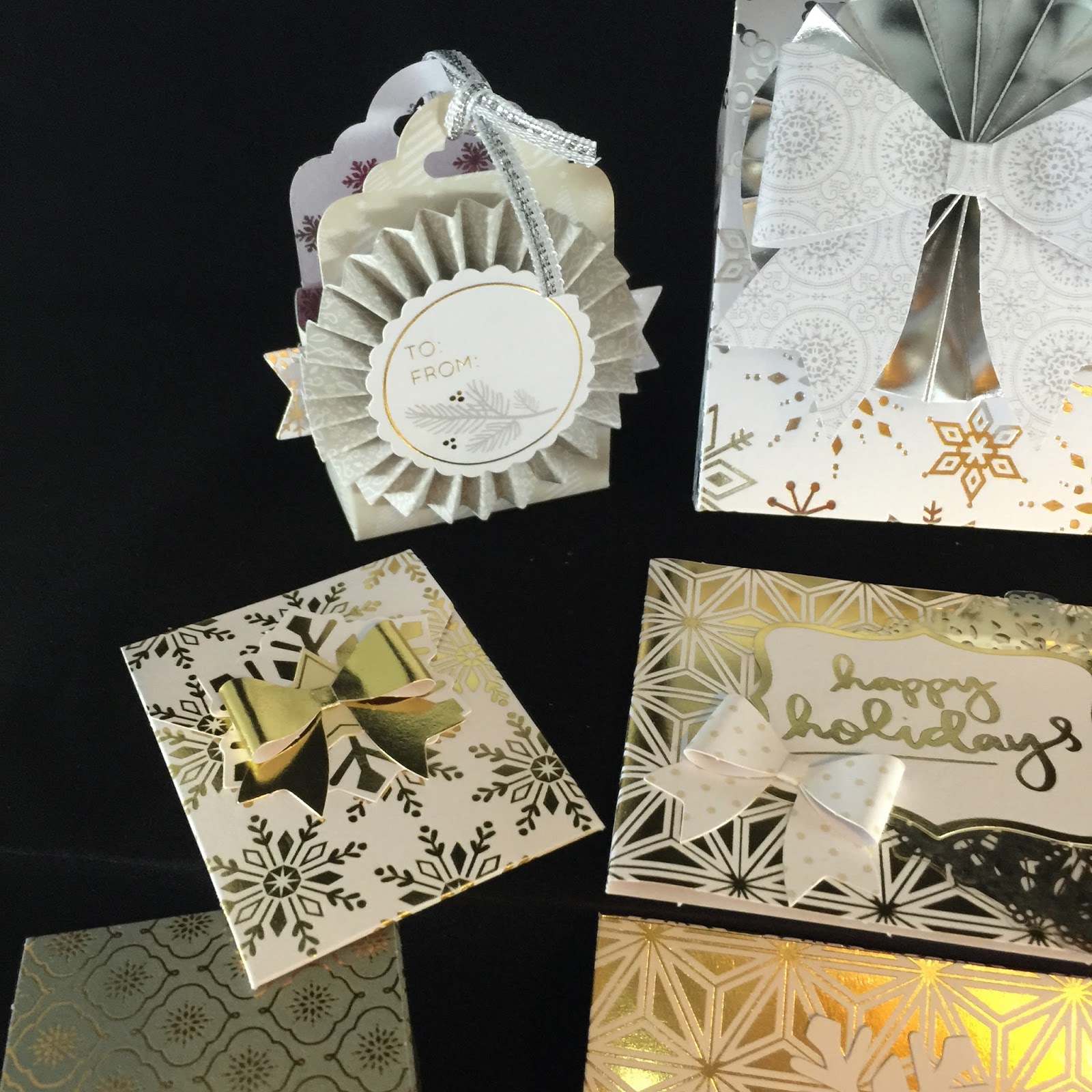 Gift tags and wallets with DCWV