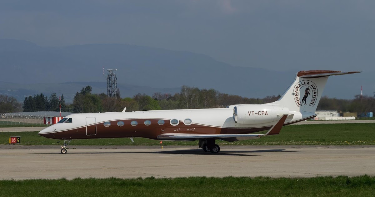 FLUGZEUGE Privatjets etc: VT-CPA Gulfstream G-V SP (G550) GLF5 ...