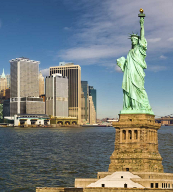 Statue of Liberty and Eiffel Tower - USA Trips
