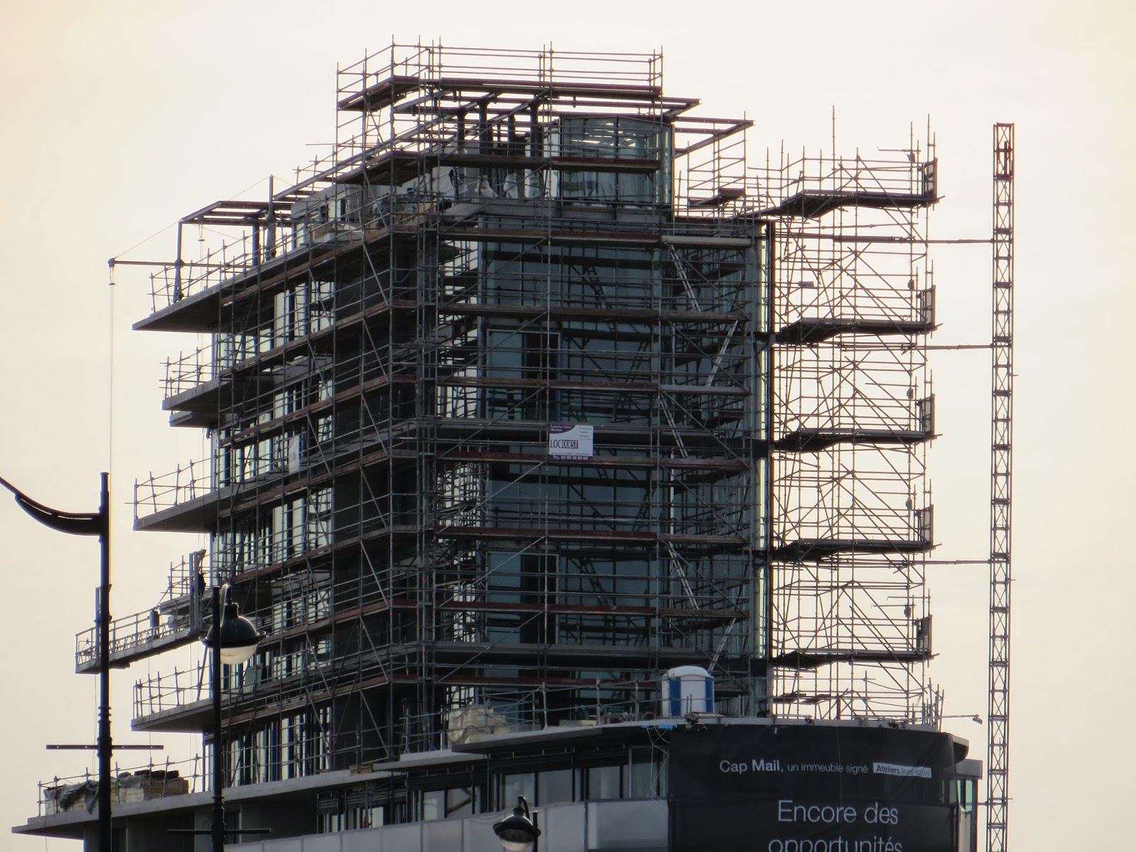 EntreVoir: Jean Nouvel - l'immeuble Cap Mail - Rennes