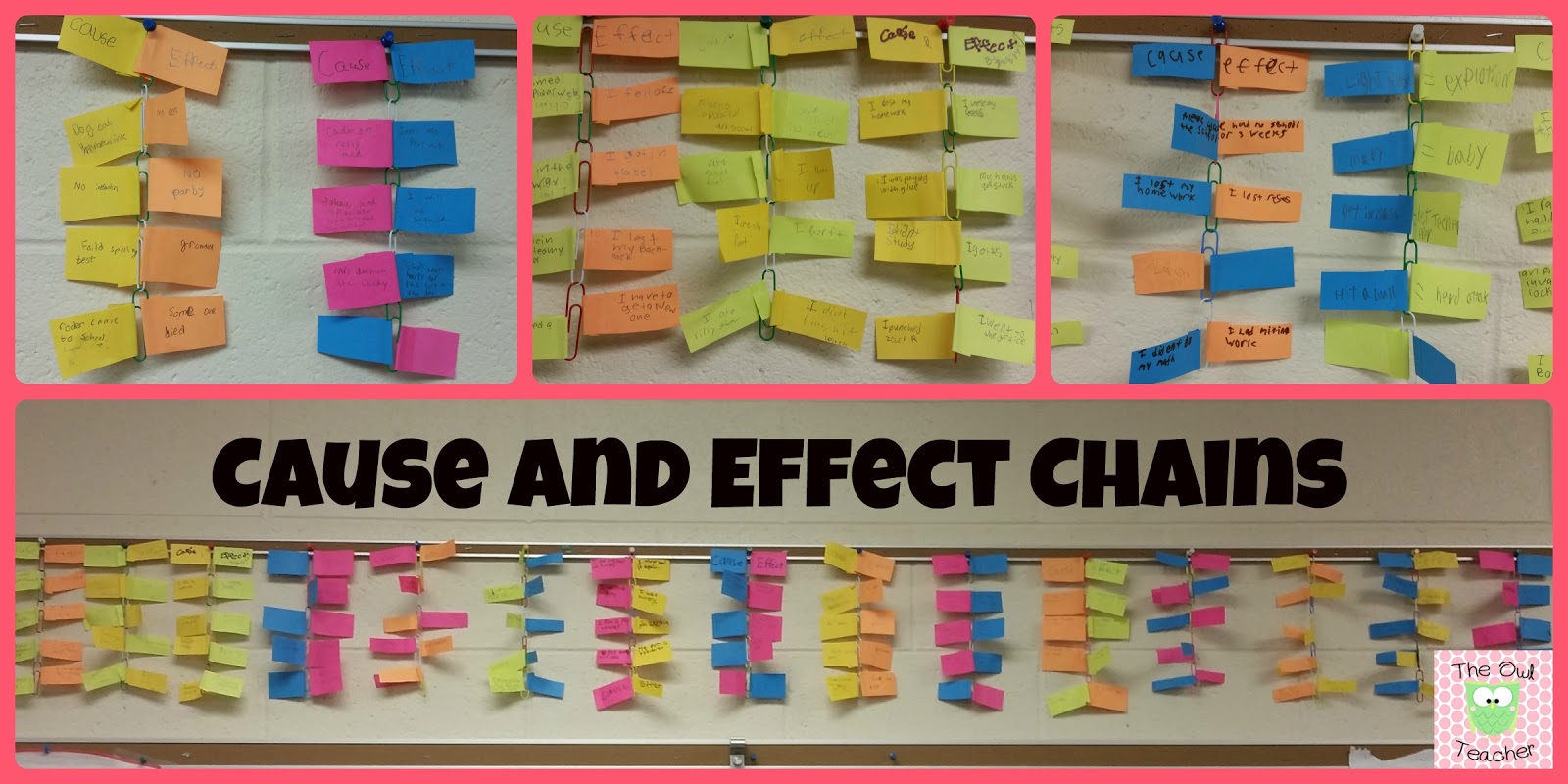 Not Your Traditional Cause and Effect Chains - The Owl Teacher