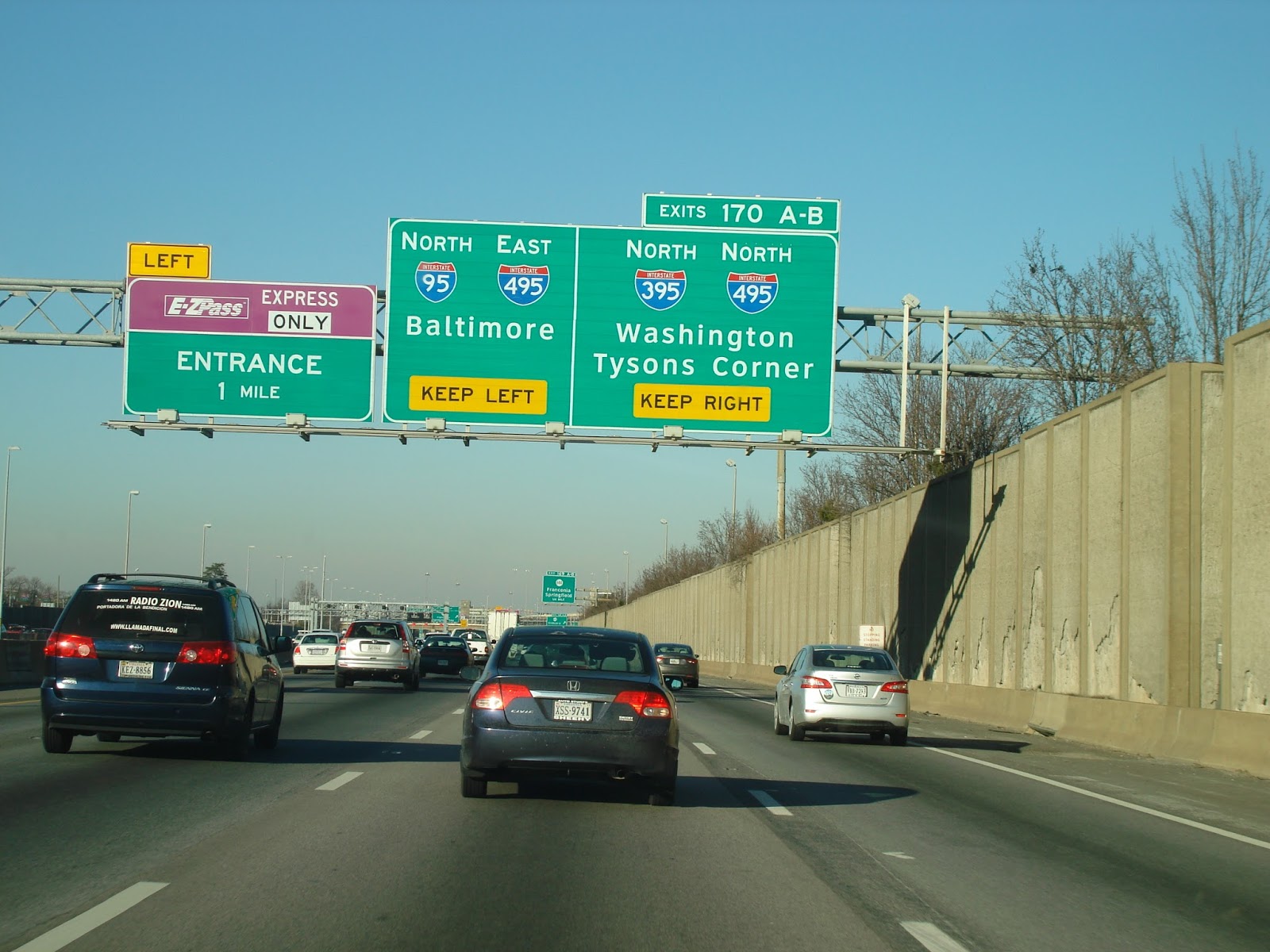 Luke's Signs: Springfield Interchange - Fairfax County, VA