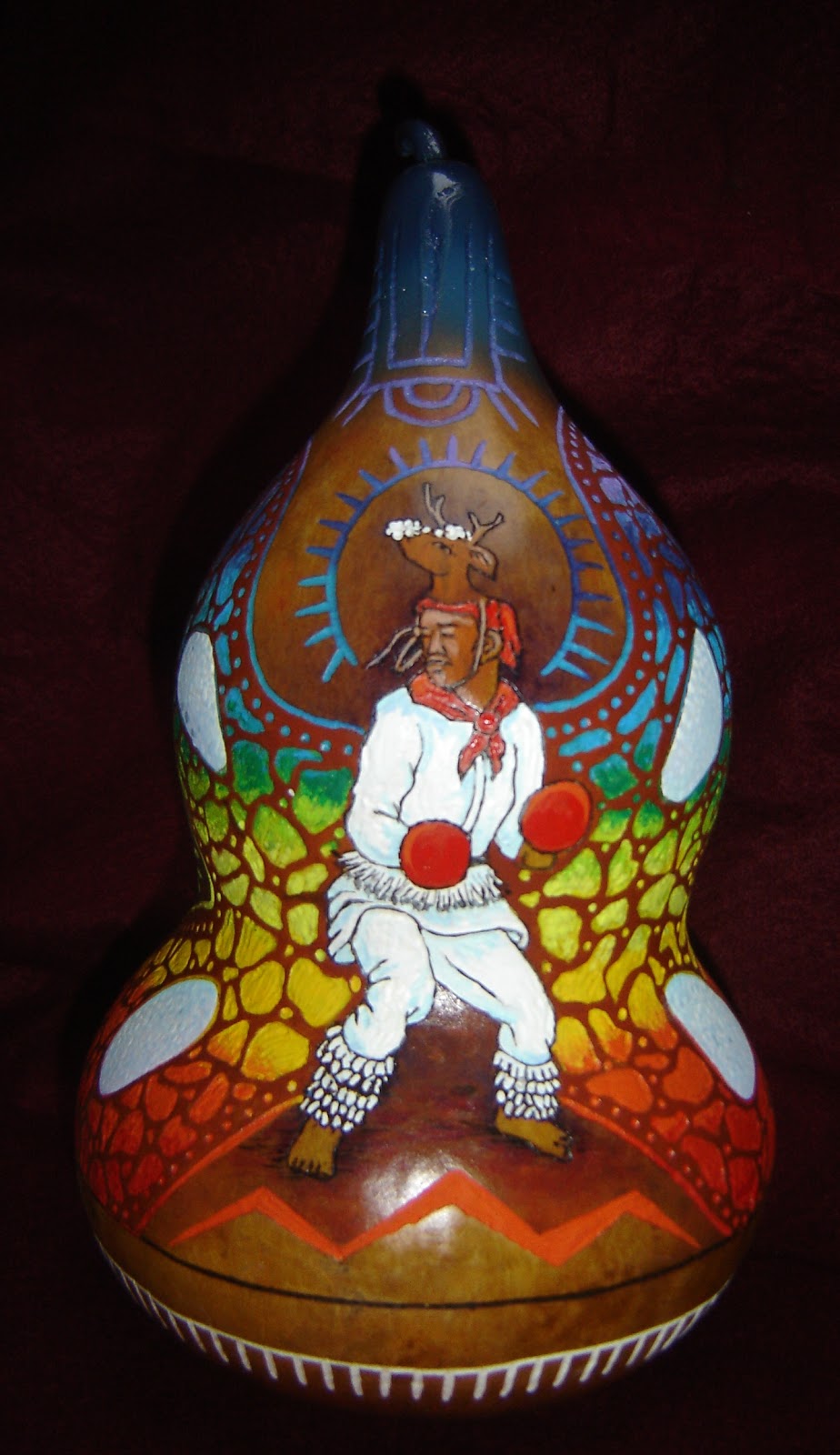 Arte en Bule-gourd art
