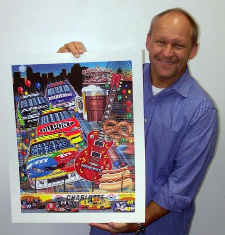 Lucky Dog: NASCAR artist Sam Bass recovering from another severe blood ...