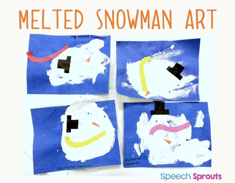 How To Build Language With 3 Easy Snowman Activities - Speech Sprouts