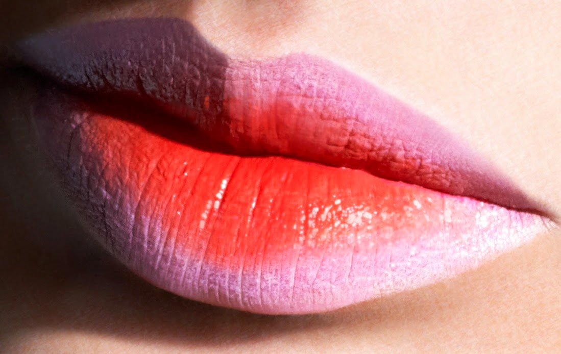 How to do a Perfect Two Toned Sandwiching Colors Lipstick Style - Step ...