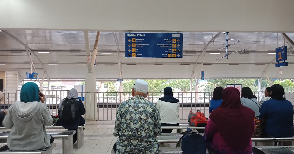 CikHasyani: Naik Train Komuter ke Pulau Pinang.