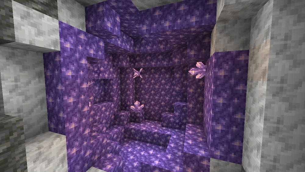 Amethyst spider Minecraft Mob Skin