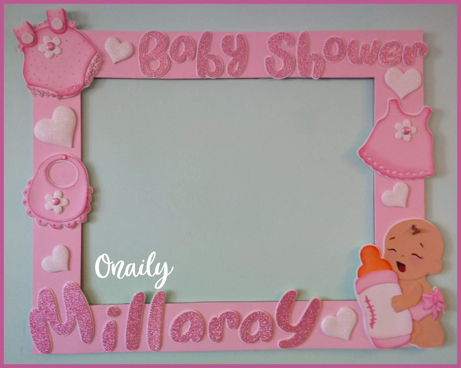 Onaily: MARCO SELFIE BABYSHOWER DE NIÑA