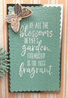 Robbie Susan's Cards and Crafts: Beautiful Spring Sampler Frame Class