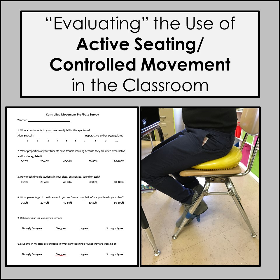 Controlled Movement/Active Seating Tools - AKA "That time I actually ...