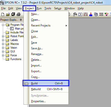 Create New Project to control EPSON Robot Motion | Robotics University