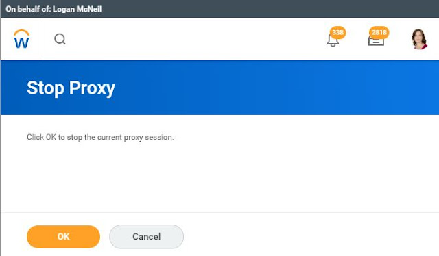 Workday Finance: Proxy Access - Non Production Tenants
