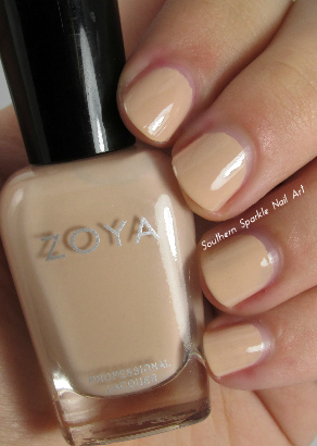 Southern Sparkle Nail Art: Zoya Naturel: Spring 2014