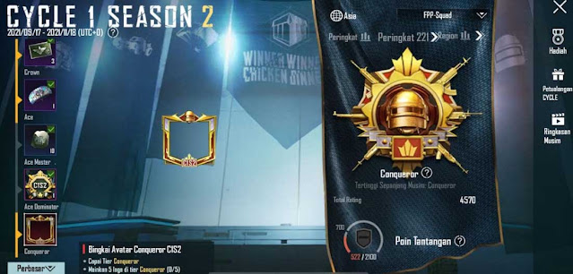 8 Cara Push Rank Conqueror PUBG Mobile (Season Terbaru)