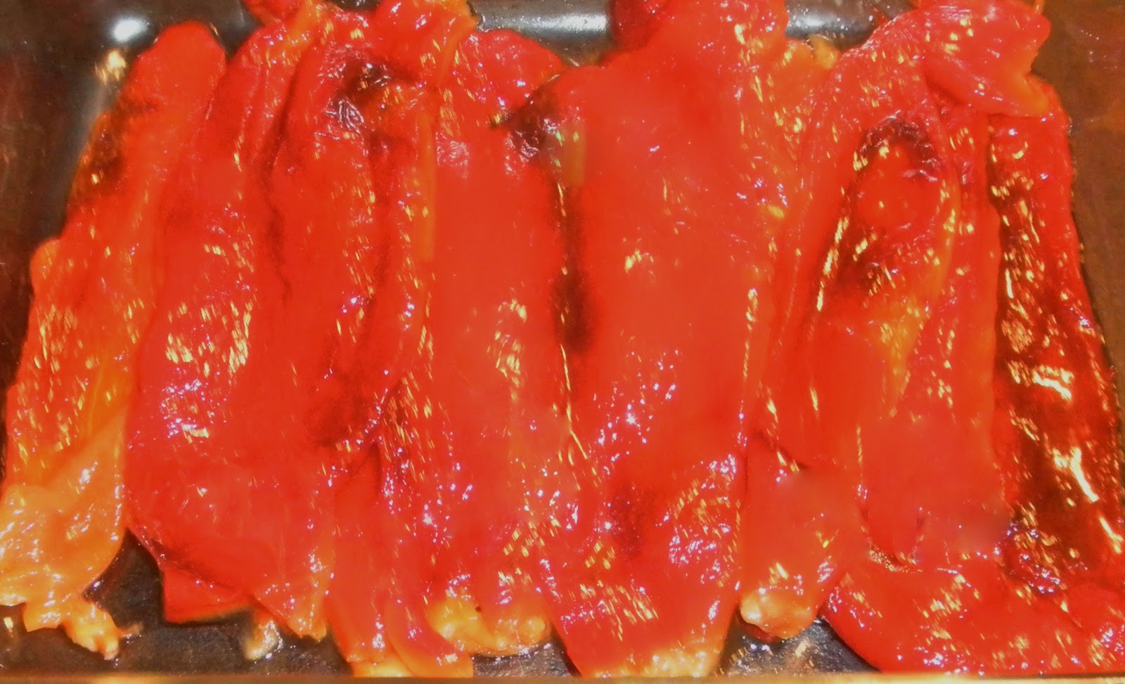 Cecelia Heer's Culinary Corner: OVEN ROASTED RED PEPPER - NOT ON THE FLAME
