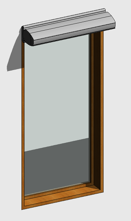 Custom Revit Families: Window coverings / Przesłony okienne