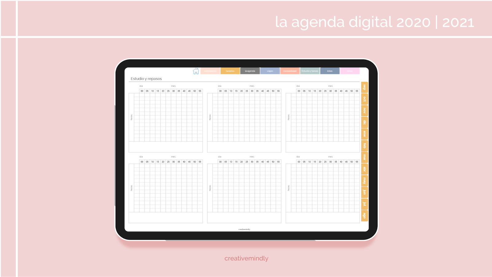 Creative Mindly: Pack agenda y cuaderno profe digital 2020 2021