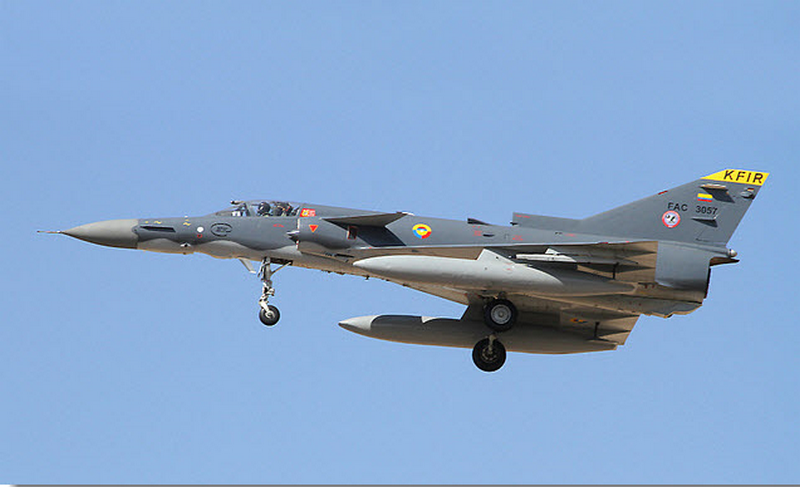 desarrollo defensa y tecnologia belica: El escuadrón Kfir de la Fuerza Aérea Colombiana está ...