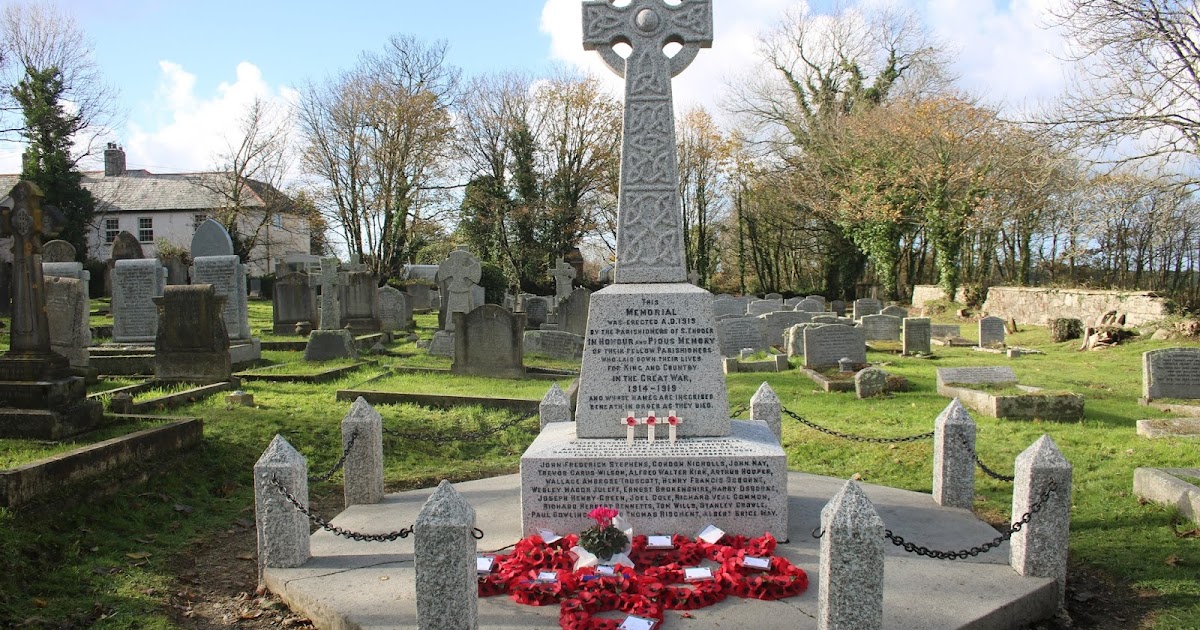 Cllr Dick Cole: The St Enoder War Memorial - 100 years on