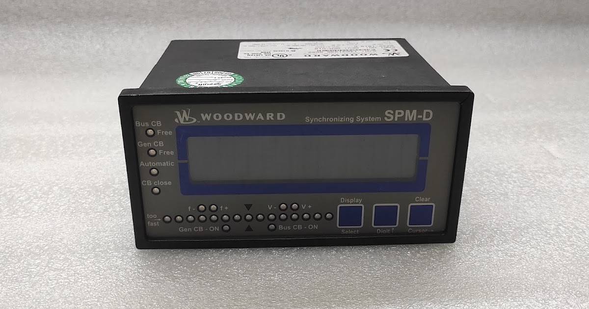 WOODWARD SPM-D10 SYNCHRONIZING UNIT 8440-1019 24VDC