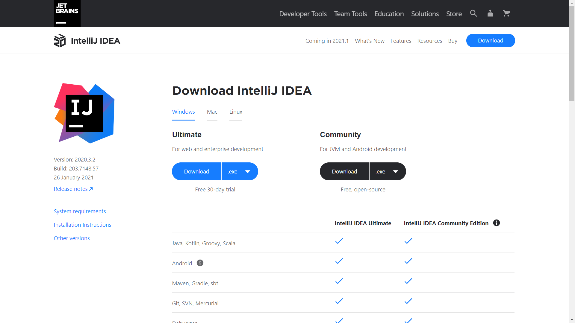 How to install IntelliJ IDEA on Windows?