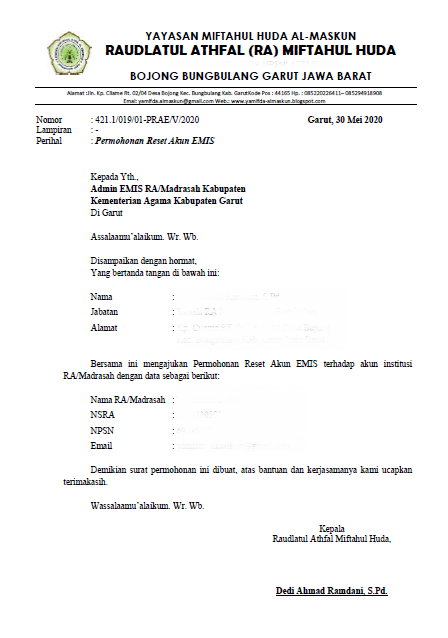 Contoh Surat Permohonan Reset Password Oss - Delinewstv
