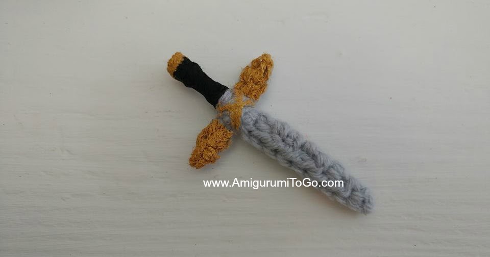 Little Boy Knight Part Two - How To Crochet The Sword