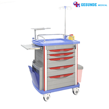 Troli Rumah Sakit : Instrument Trolley - Emergency Trolley - Wascom ...