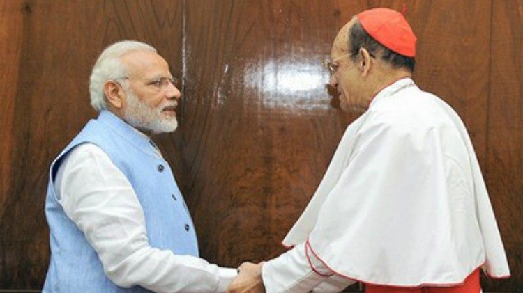 Prime Minister Narendra Modi meets Cardinal Gracias as Christians Pray ...