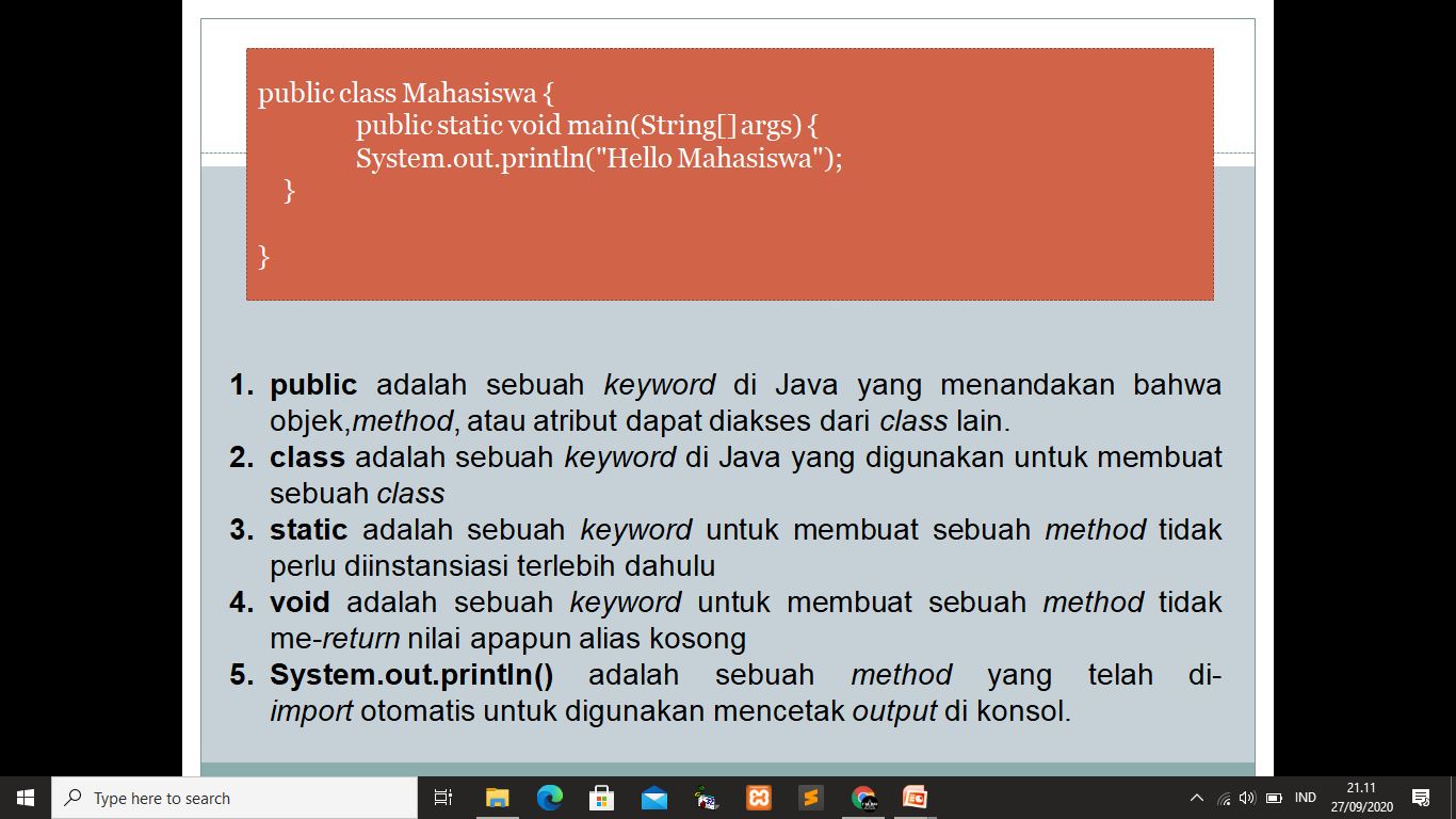 Elemen-Elemen Dasar Dalam Bahasa Java ~ bsi project