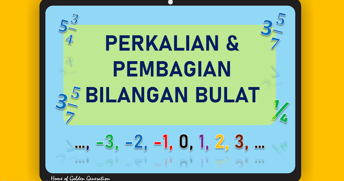 Bab 1. Bilangan Bulat & Pecahan : B. Perkalian & Pembagian Bilangan ...
