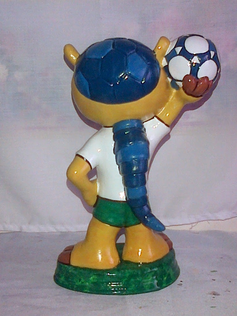Fuleco Brasil 2014 En Cerámica - Mega Marranos pintados