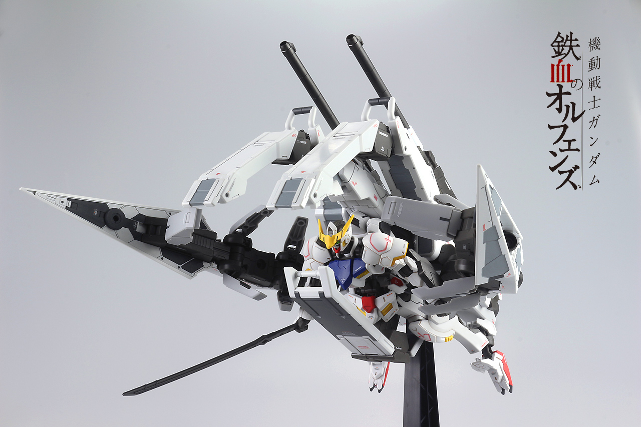 GUNDAM GUY: HG 1/144 Gundam Barbatos + Long Range Transport Booster ...