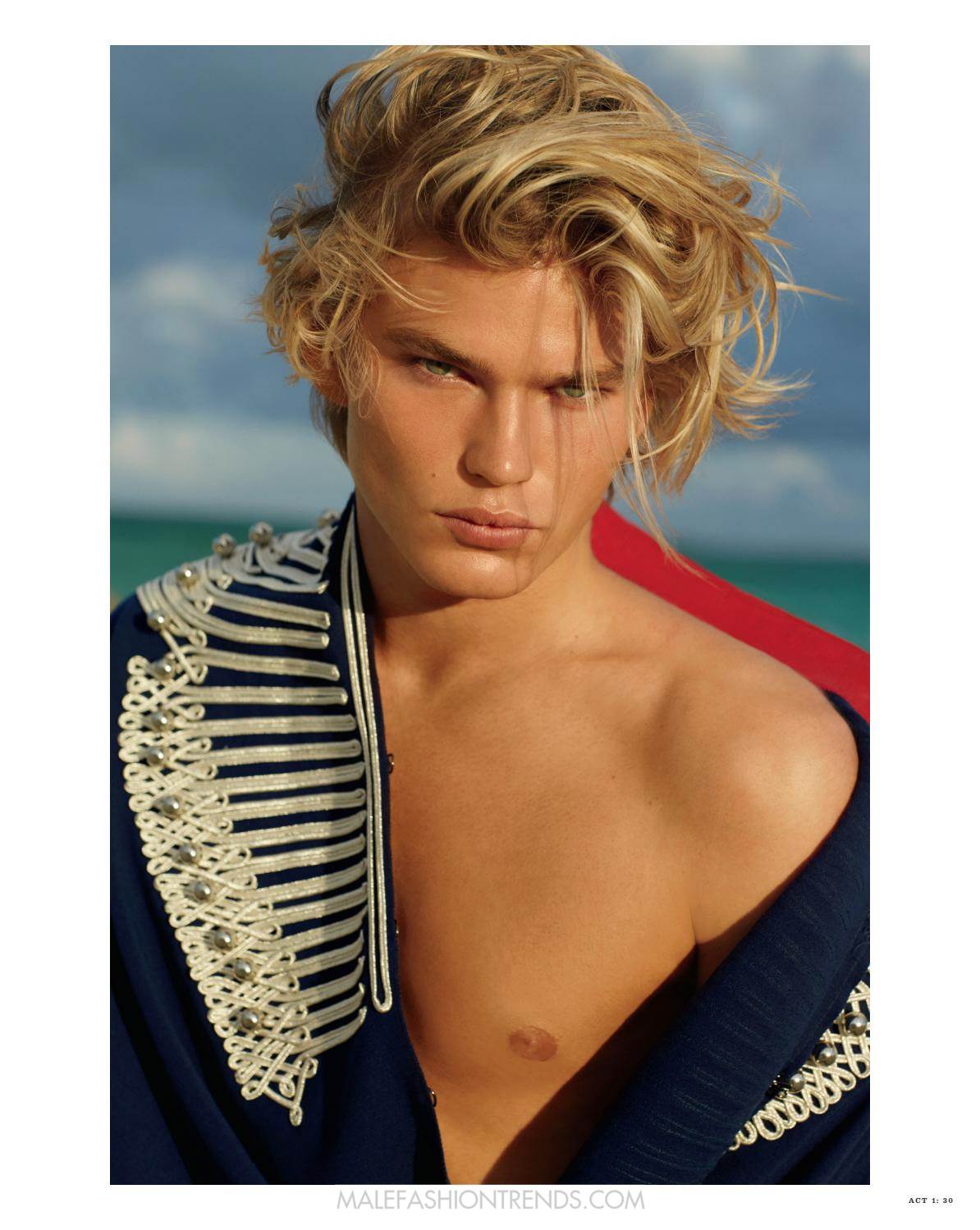 Jordan Barrett por Sebastian Faena para The Daily Magazine
